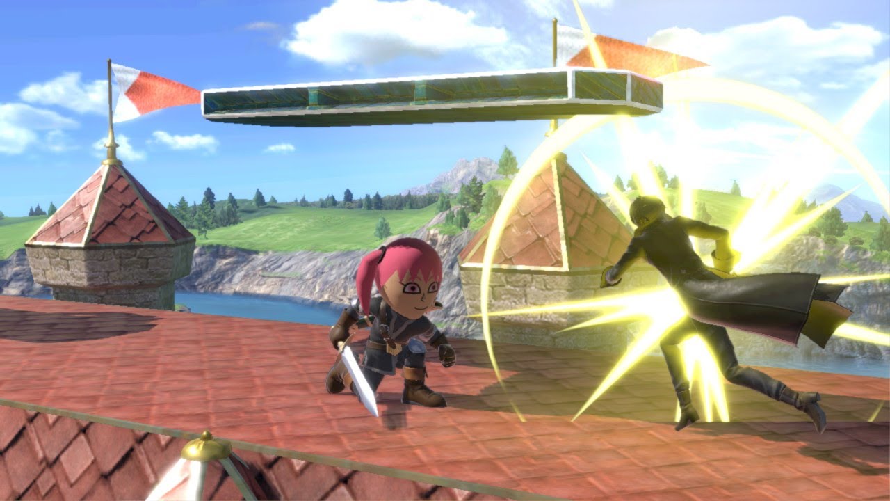 Hero fights on Garreg Monachery ft Hilda (Fire Emblem mii) - YouTube