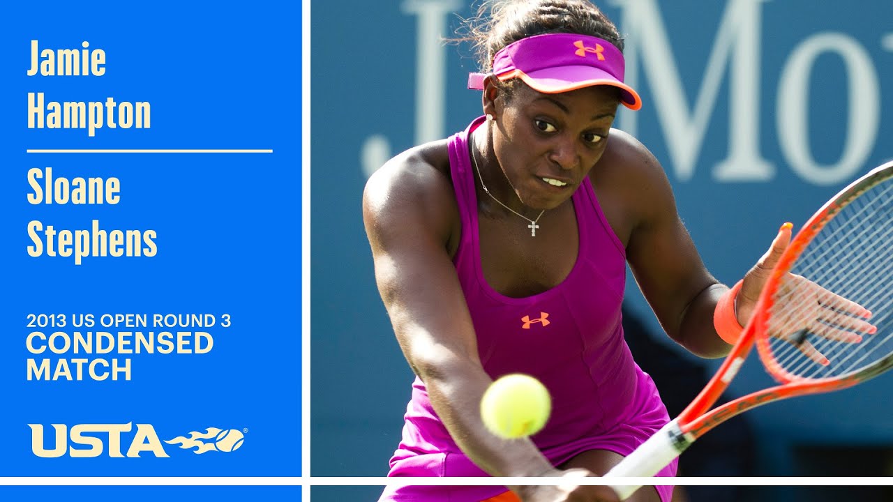 Jamie Hampton vs. Sloane Stephens Condensed Match | 2013 US Open Round ...