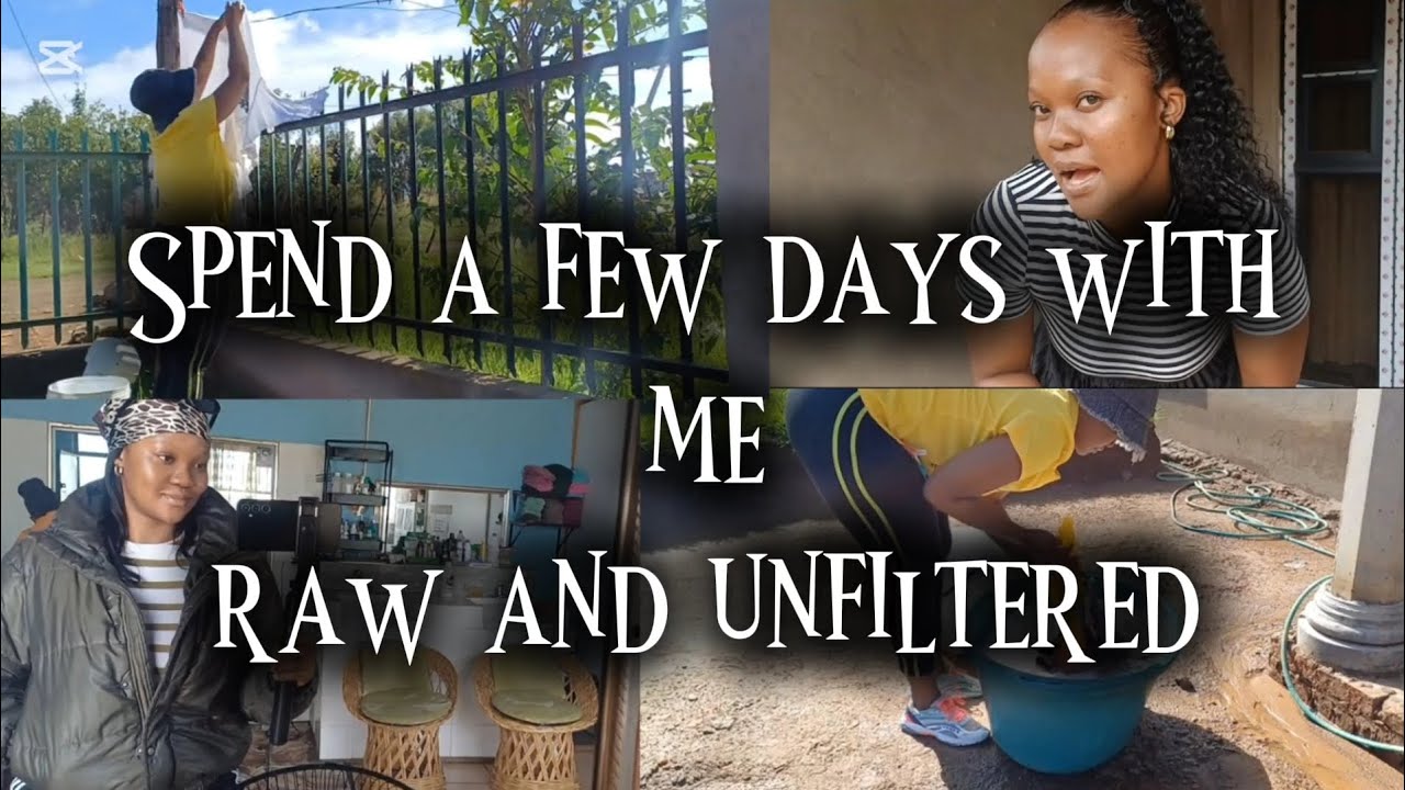 #vlog [ Spend a few days with me in a kasi, hair do, washing clothes ...