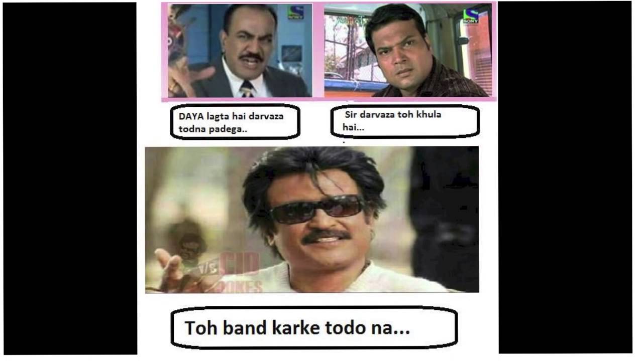Rajnikant vs CID jokes - YouTube