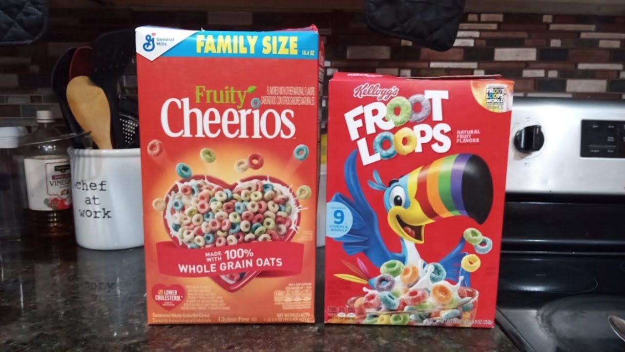 I Owe General Mills an Apology. Fruity Cheerio's & Froot Loops Are NOT ...