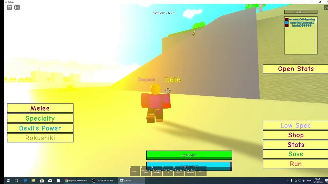 Roblox two piece เเจกผล - YouTube