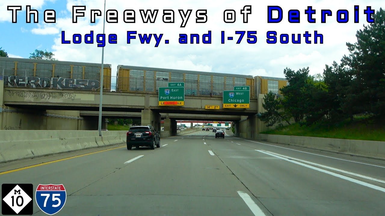 The Freeways of Detroit - M-10 and I-75 South - YouTube