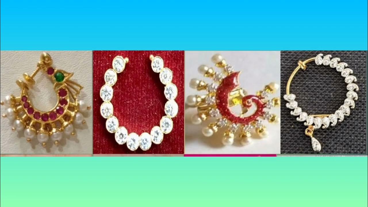 MODERN GOLD NOSE PINS DESIGNS FOR WOMEN AND GIRLS WITH ATTRACTIVE IMAGES #shorts @Nissarwritings ...