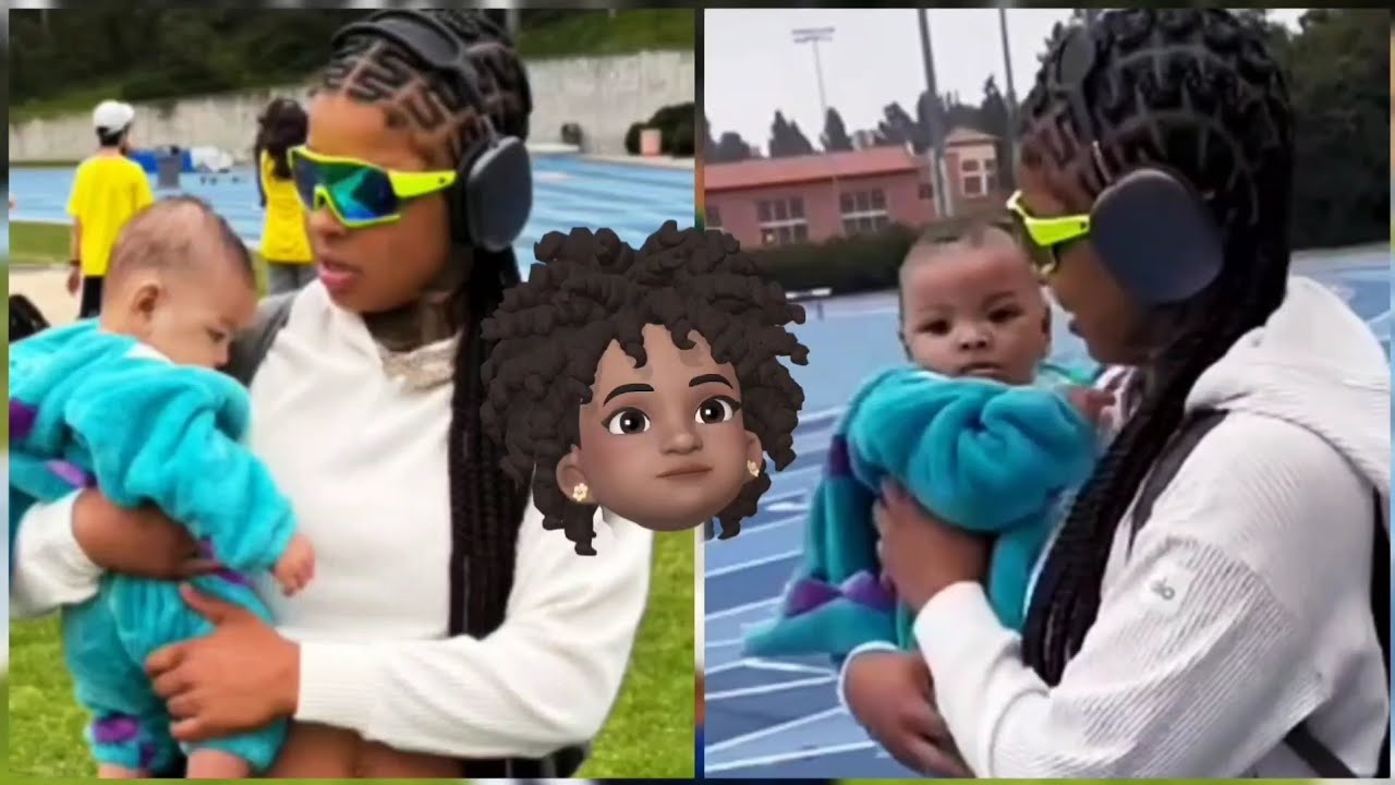 Chrisean Rock Takes Chrisean Jr to Football Practice & Meets Her Fans ...