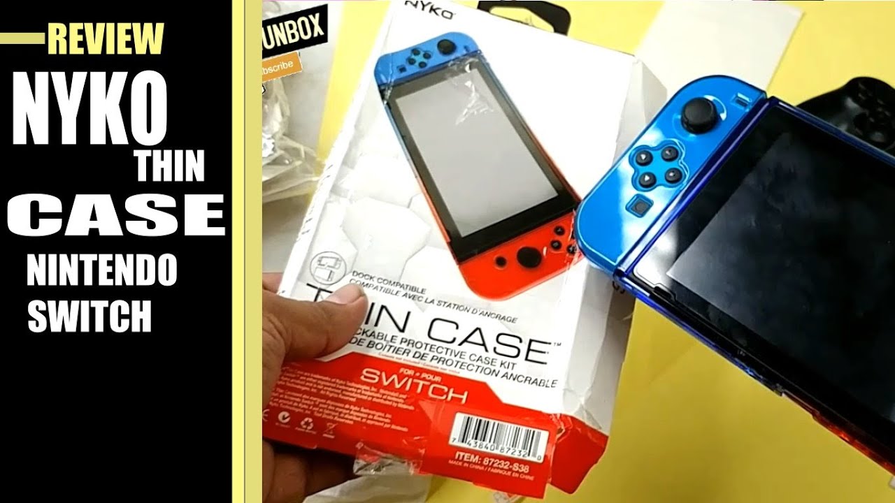 Nyko Thin Case Unboxing For Nintendo switch - YouTube
