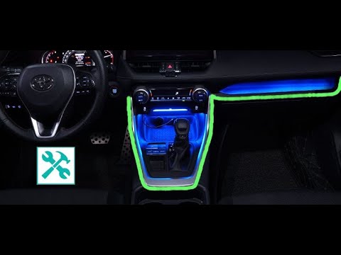 Toyota | AMBIENT led LIGHT 2 minutes INSTALLATION - YouTube