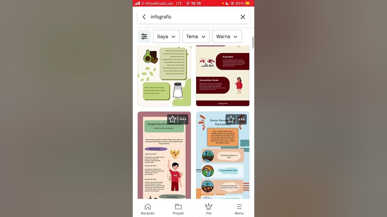Cara Membuat Infografis di Canva - YouTube