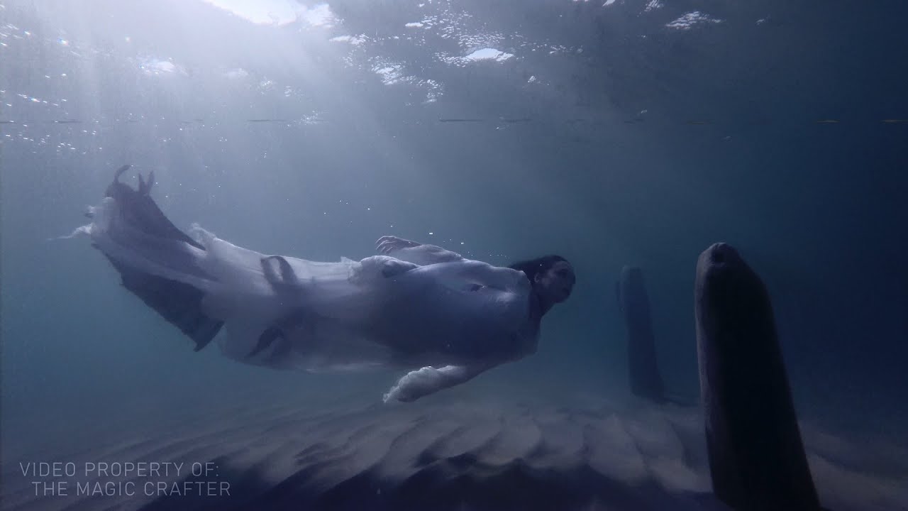 MAIDEN'S GHOST - Haunting Footage of a Ghostly mermaid wearing a dress ...