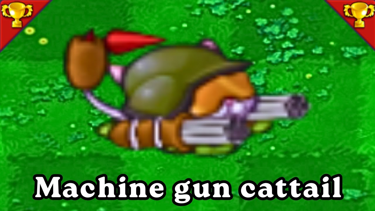 Machine gun cattail vs Zombies - Plant vs Zombies Mod - YouTube