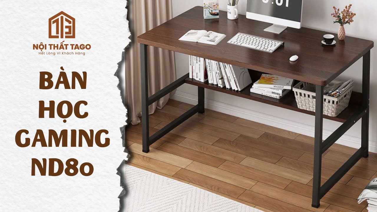 Hướng Dẫn Lắp Bàn Gaming ND80 - Nội Thất Tago Furniture - YouTube