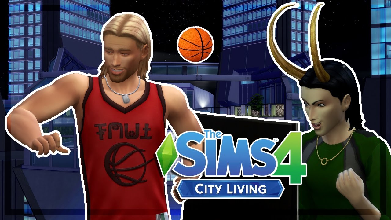 Sims 4 City Living | Part 2 | Thor and his CRAZY BALLS - YouTube