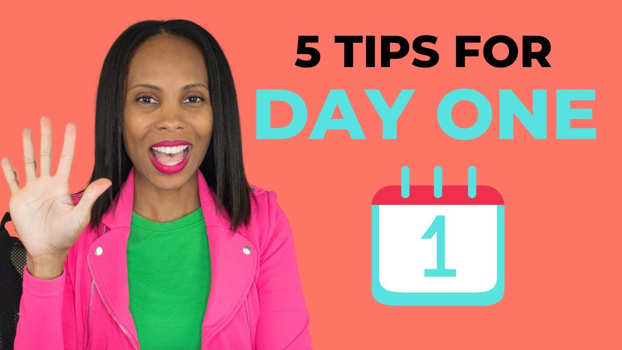New Manager Tips For First Day (5 Must Have Tips For New Managers On ...