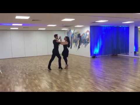 How to dance Syncopated Zigzag in Cha Cha - Intermediate - YouTube