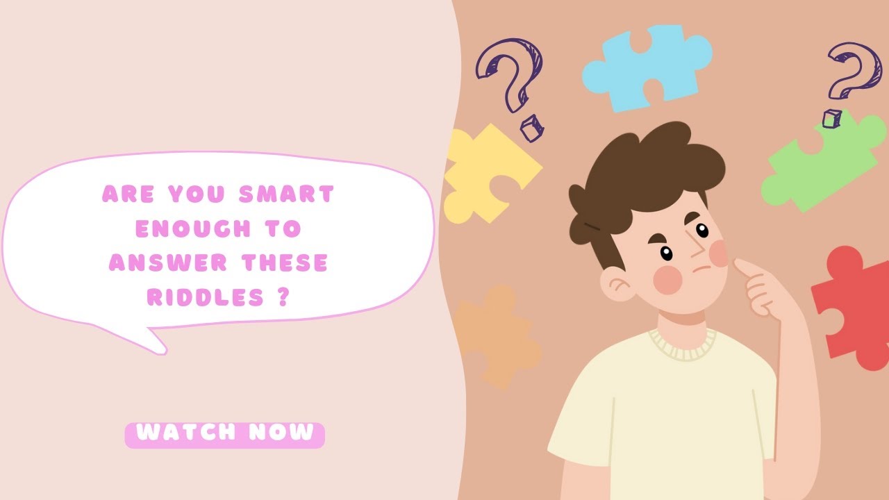 Test your IQ with these fun riddles and solutions 💬 - YouTube