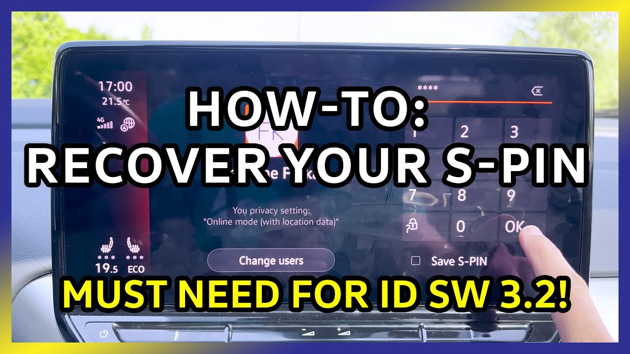 How-To: Recover/Reset your S-Pin. Must need for ID SW 3.2! - YouTube