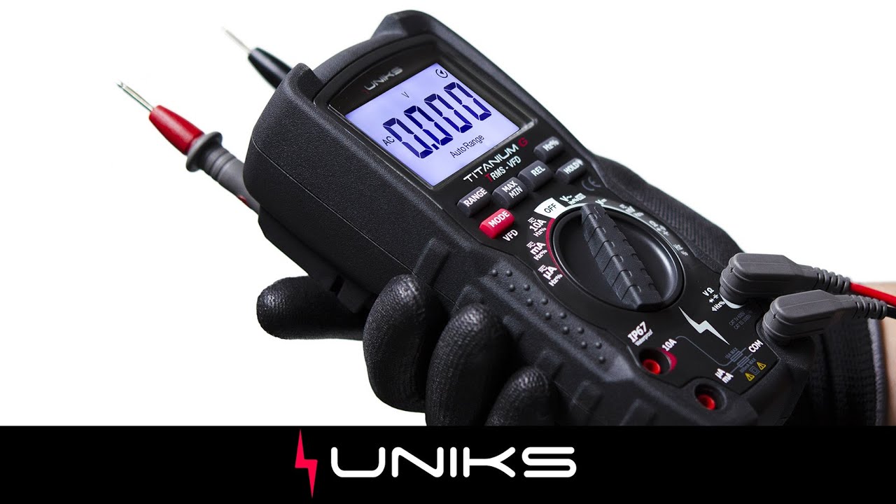 UNIKS TITANIUM X Multimeter TRMS IP67 - YouTube