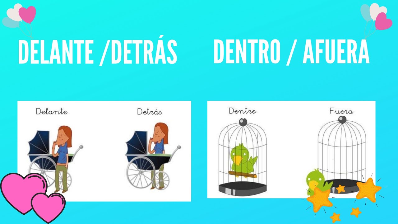 DELANTE DETRÁS DENTRO FUERA - YouTube