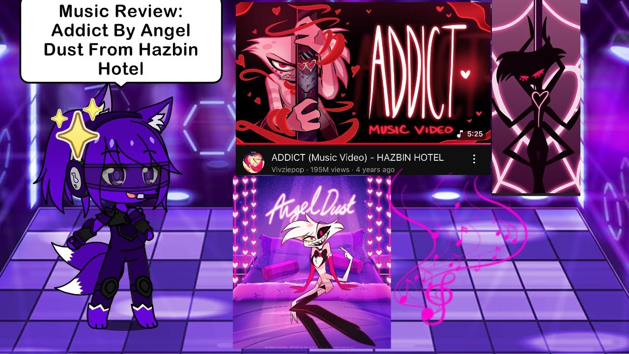 Music Review: Addict By Angel Dust From Hazbin Hotel - YouTube