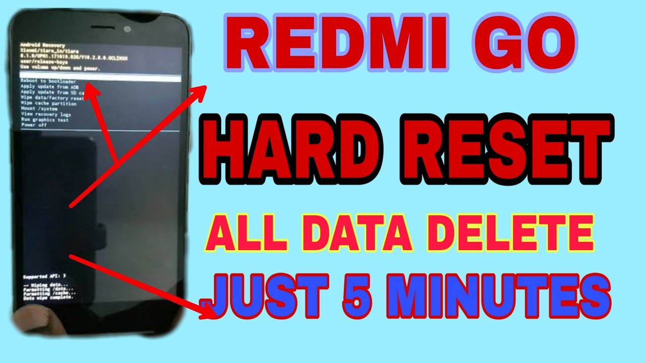 How to redmi go mobile hard reset.|👍👍👍 - YouTube