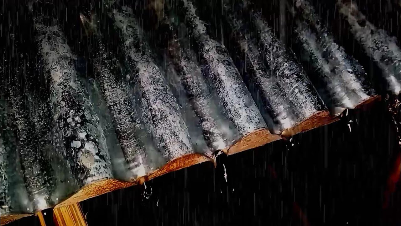 Peaceful rainy night for sleeping - fall sleep fast with heavy rain ...