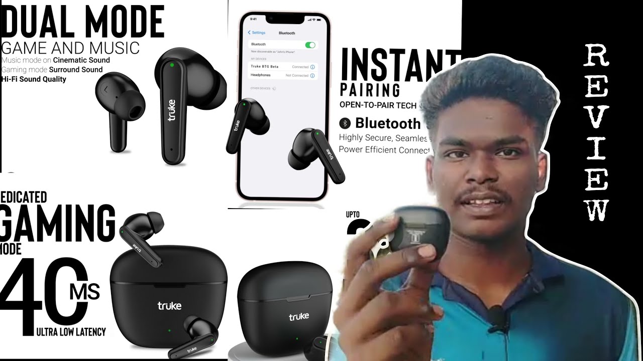 TRUKE🎧 BTG BETA⚡ REVIEW TAMILTruke BTG beta | Truke BTG beta review ...