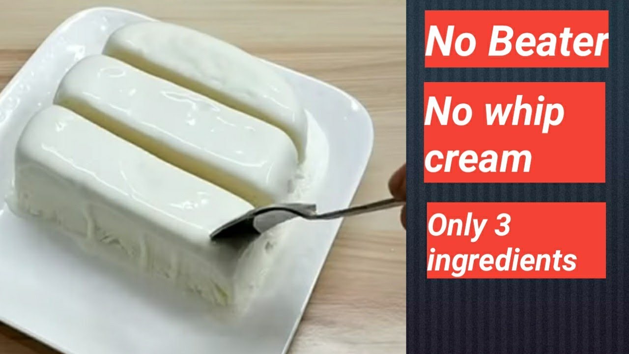 Vanilla Ice Cream Without Whip Cream, Beater| Easy & Quick vanilla Ice ...