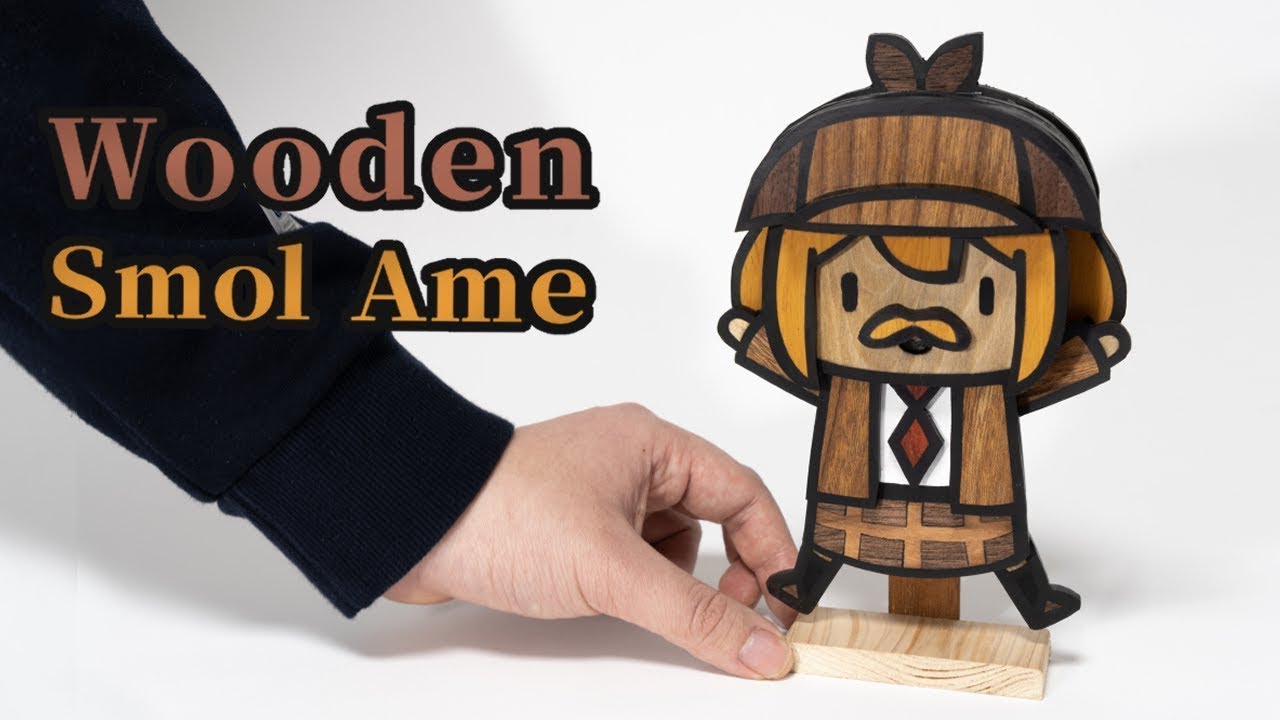 [DIY] How to make a Smol Ame figure, made of various natural wood and ...