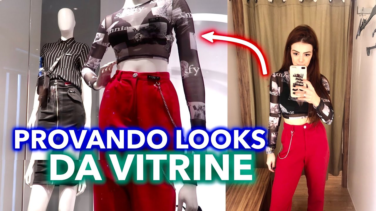PROVANDO LOOKS IGUAIS DA VITRINE - Forever 21, C&A, Riachuelo e Renner ...