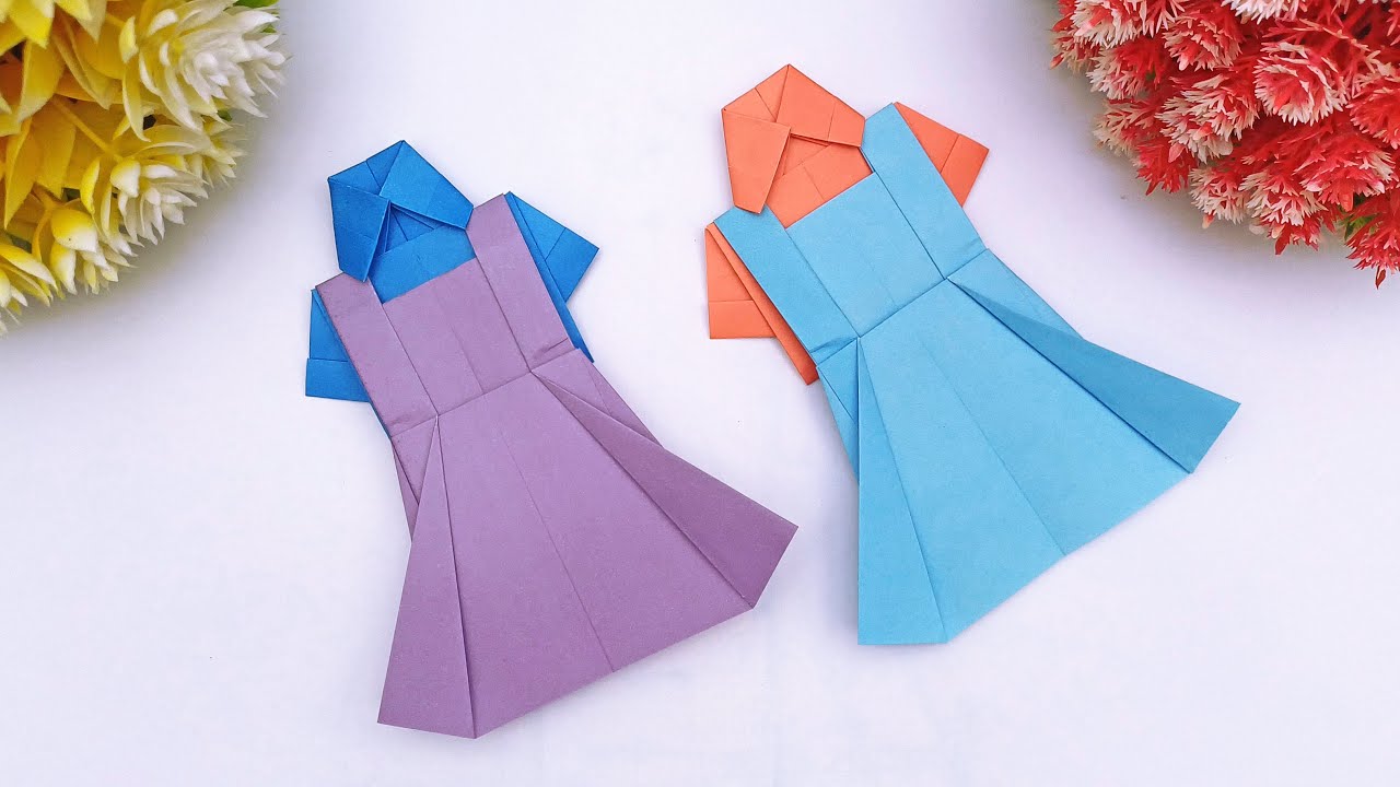 Paper Things Easy: How to Make Paper Dress Step by Step | DIY Paper ...