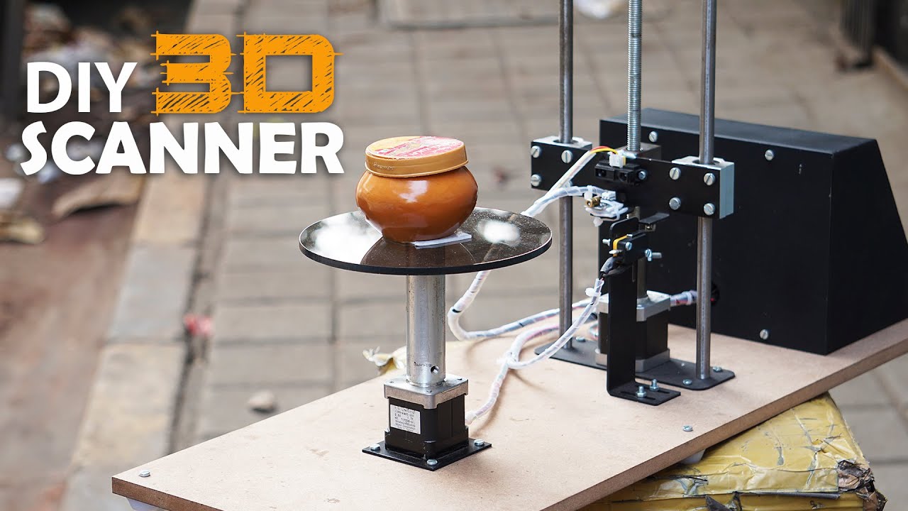 Diy 3d Scanner Machine Using Arduino Arduino Projects Ideas Youtube