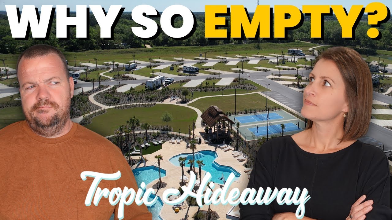 We Stayed at the BRAND NEW Tropic Hideaway RV RESORT in Foley, AL! Best ...