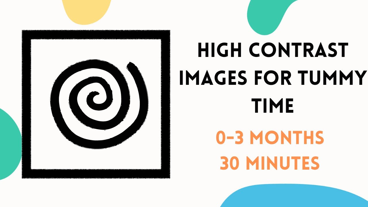 Black & White & Red| High Contrast Images | Tummy Time for Babies ...