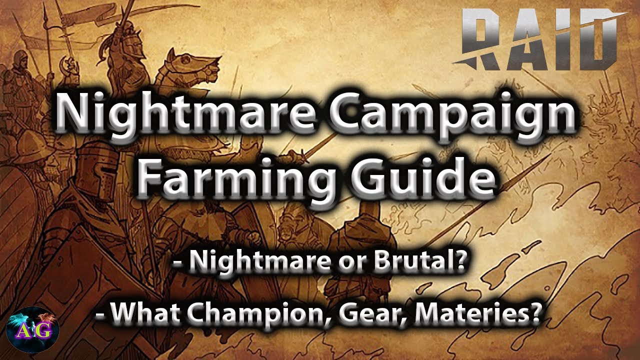 Raid Shadow Legends - Nightmare Campaign Farming - Beginners Guide ...