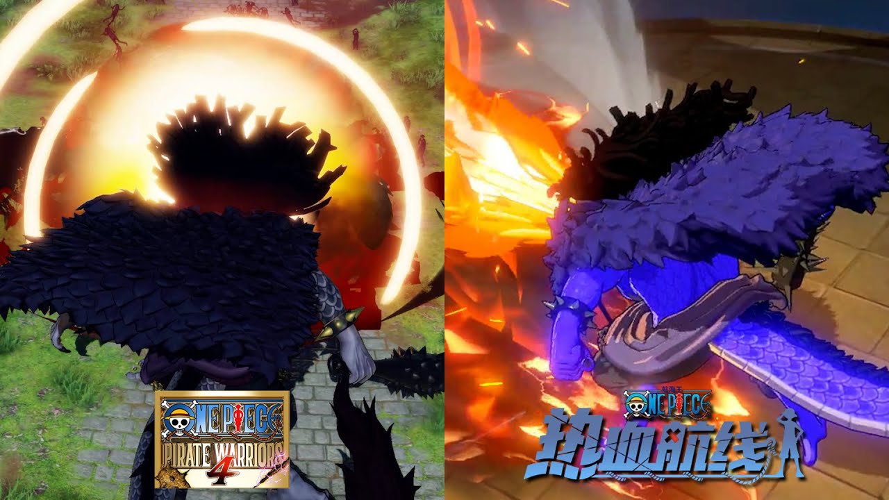 Kaido Moveset Comparison - One Piece Pirate Warriors 4 Vs One Piece ...