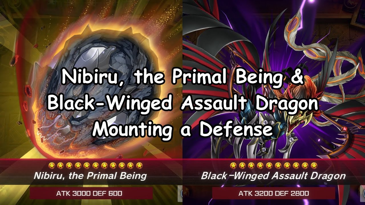 Yu-Gi-Oh! Master Duel | Nibiru, the Primal Being & Black Winged Assault ...