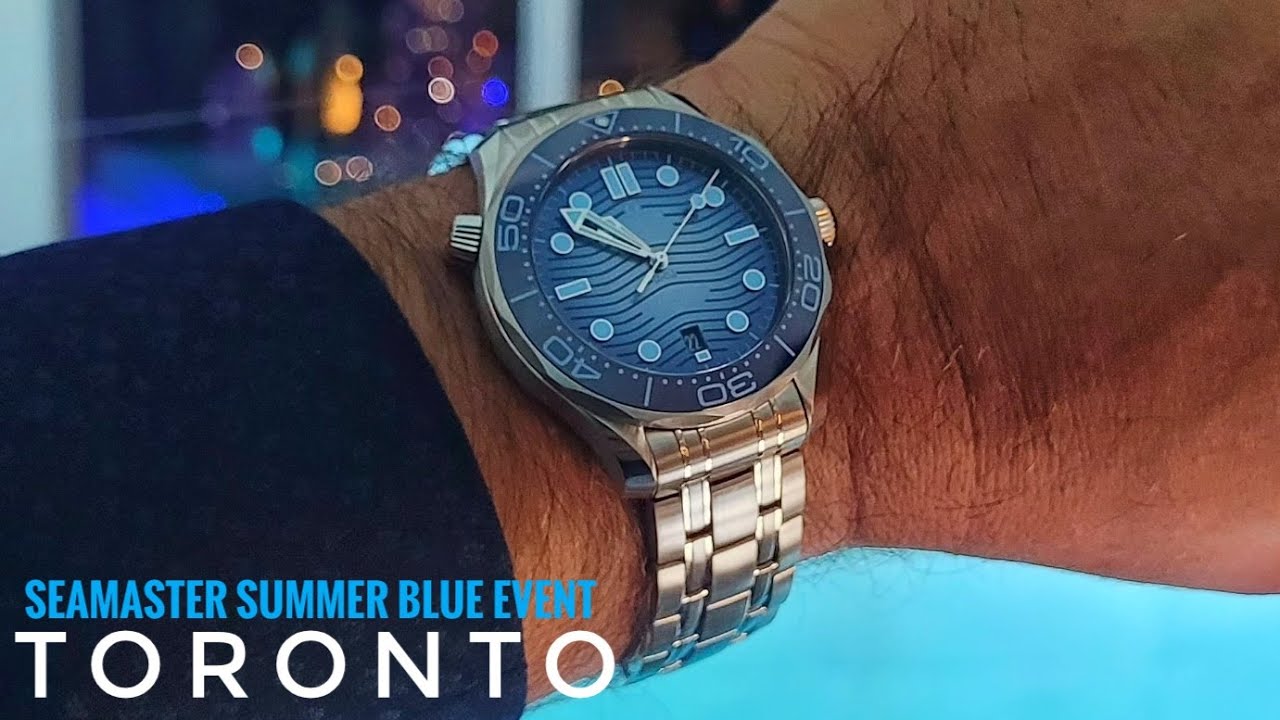 Omega Summer Blue Event Toronto - Seamaster Summer Blue - YouTube