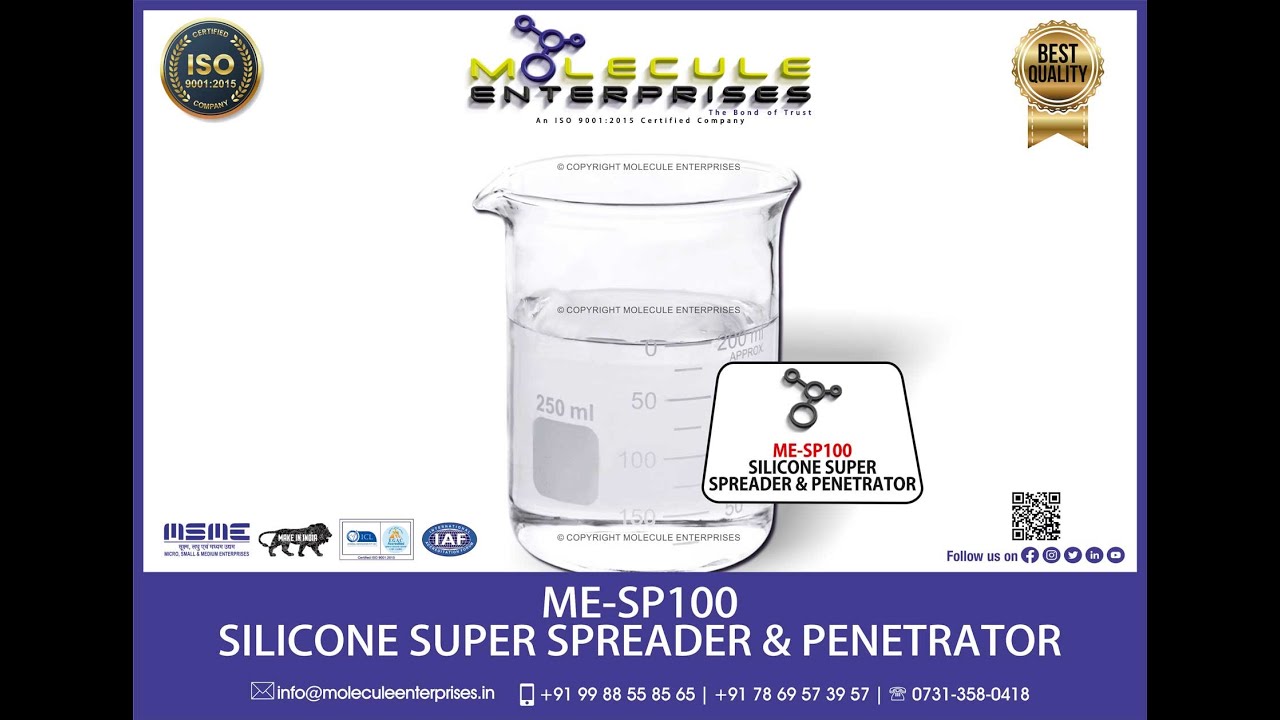 Silicone Based Non Ionic Super Spreader | Sticker | Adjuvant ...