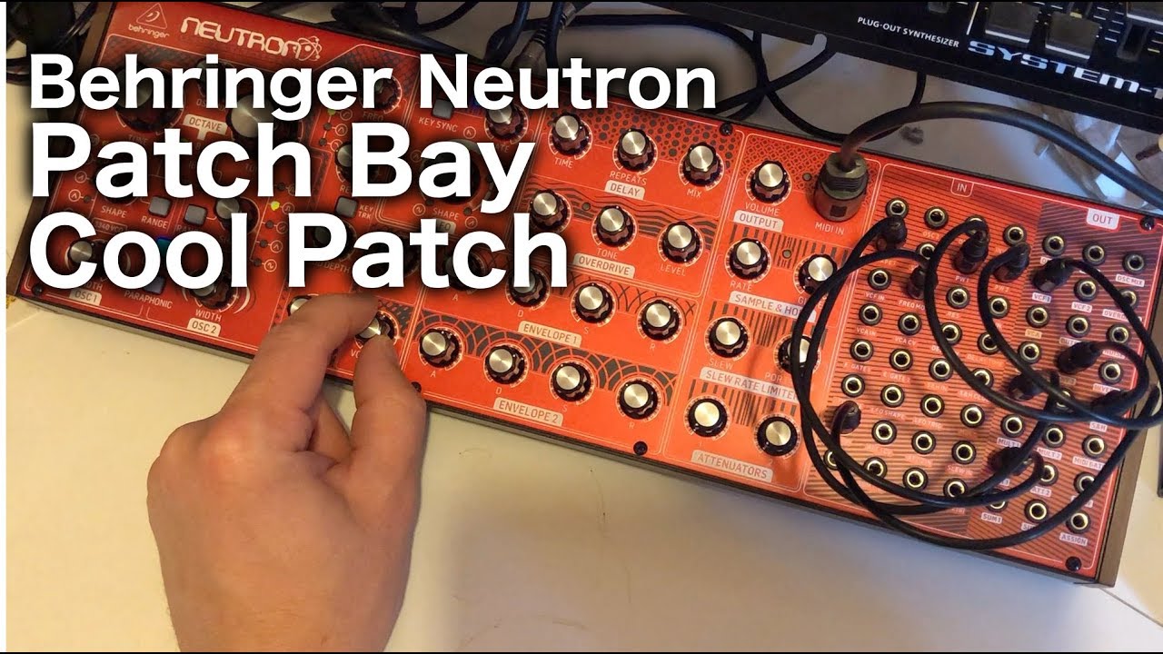 Behringer Neutron | Patch Bay | cool patch - YouTube