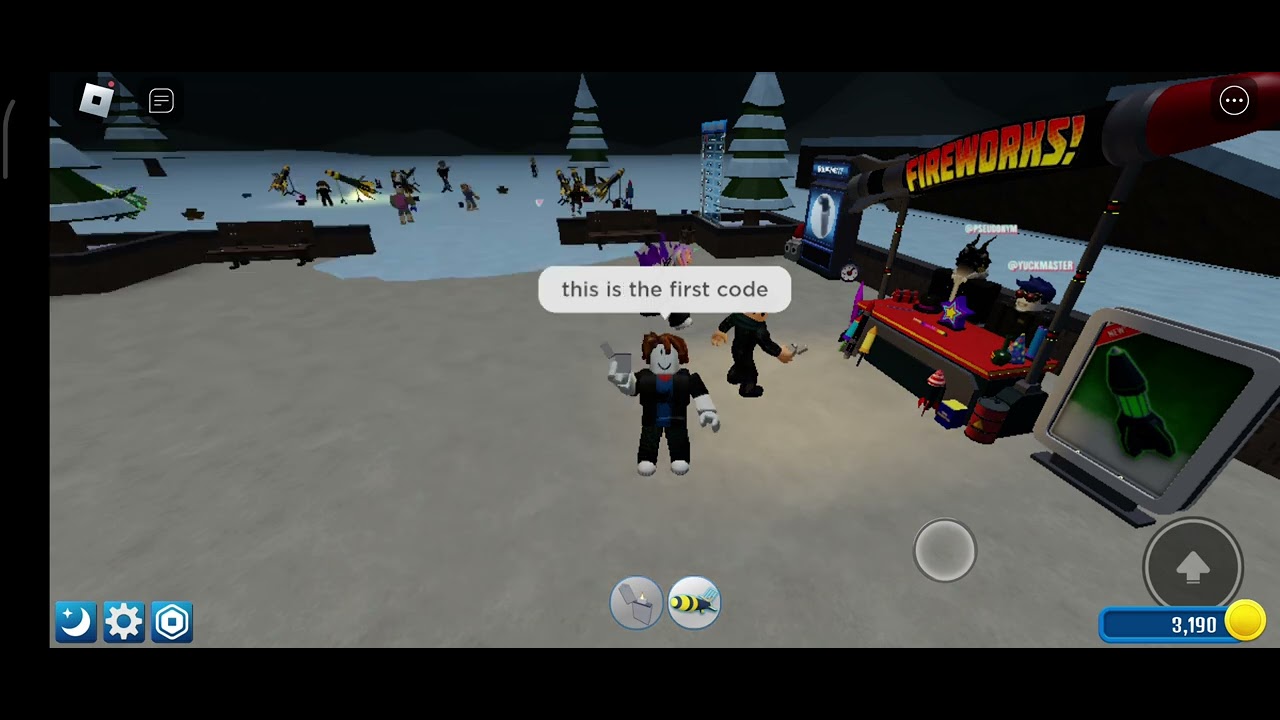 codes in fireworks playground BETA - YouTube