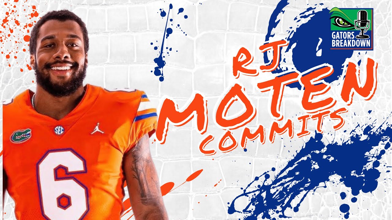 Much needed safety, RJ Moten, transfers to the Florida Gators - YouTube