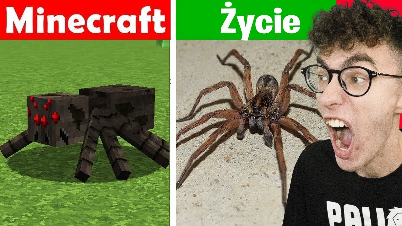 MINECRAFT VS PRAWDZIWE ŻYCIE - YouTube