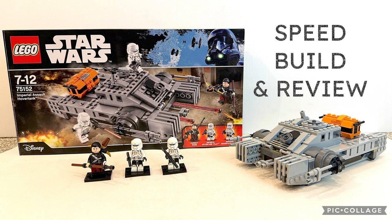 LEGO Star Wars 75152 Imperial Assault Hovertank SPEED BUILD & REVIEW ...