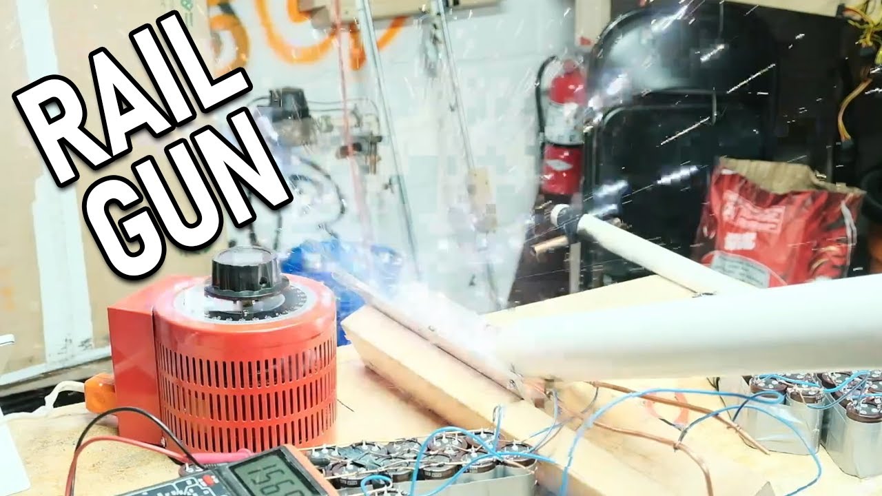 Homemade Railgun - YouTube