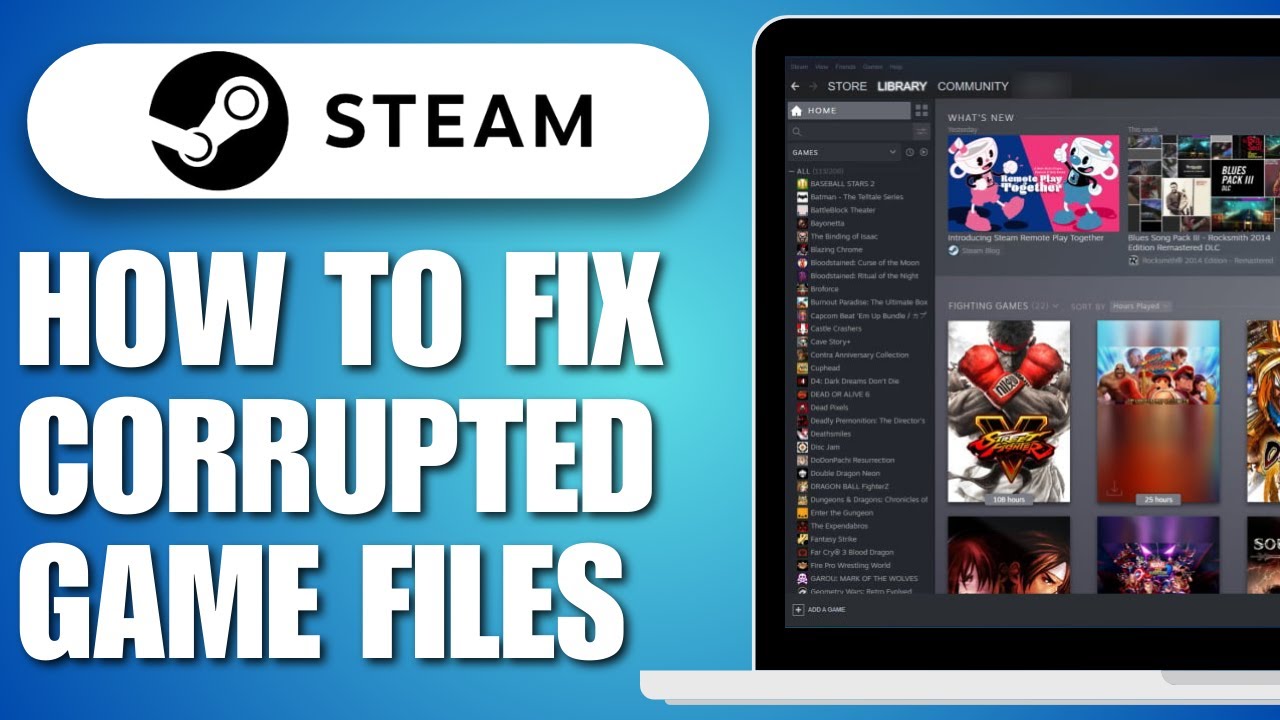 How To Fix Corrupted Game Files On Steam (2024) - YouTube