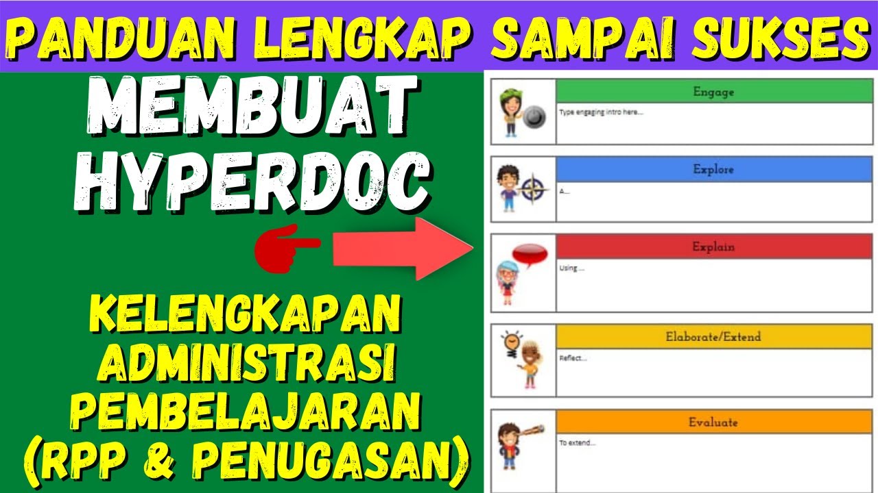 CARA MUDAH MEMBUAT HYPERDOC UNTUK ADMINISTASI PEMBELAJARAN - YouTube