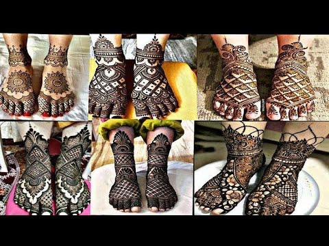 Bridal leg mehandi design 2022|| latest leg mehandi design||mehandi ...