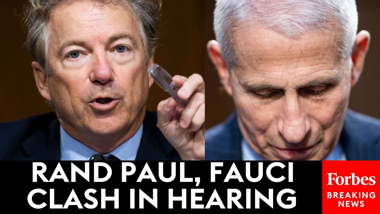 BREAKING: Rand Paul, Fauci Clash In Senate Hearing - YouTube