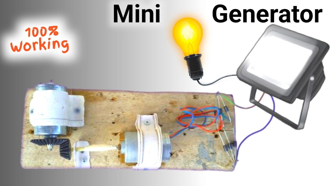 Mini Generator Kaise Banaen 775 Dc Motor Se | Free Enargy Generator ...