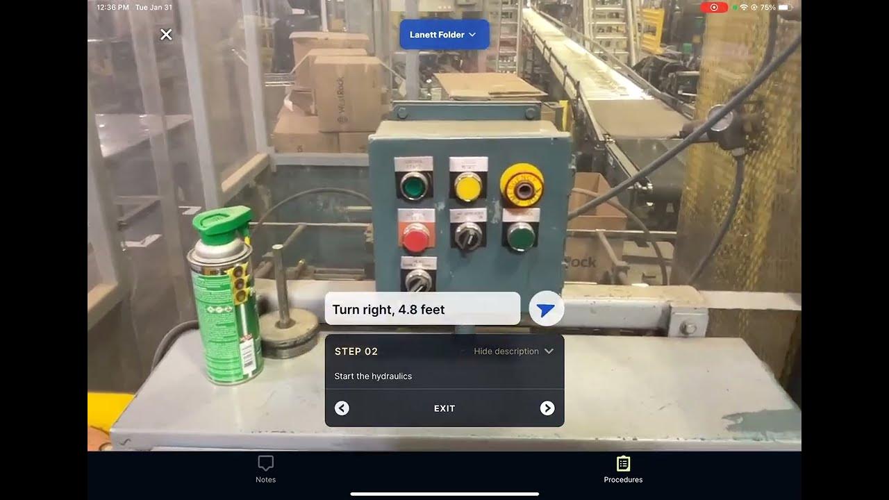 Squint in action: Folder machine start up procedure - YouTube